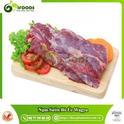 Nạm Sườn Bò Úc Wagyu - Rib Blade Lifter Meat Cắt Lát